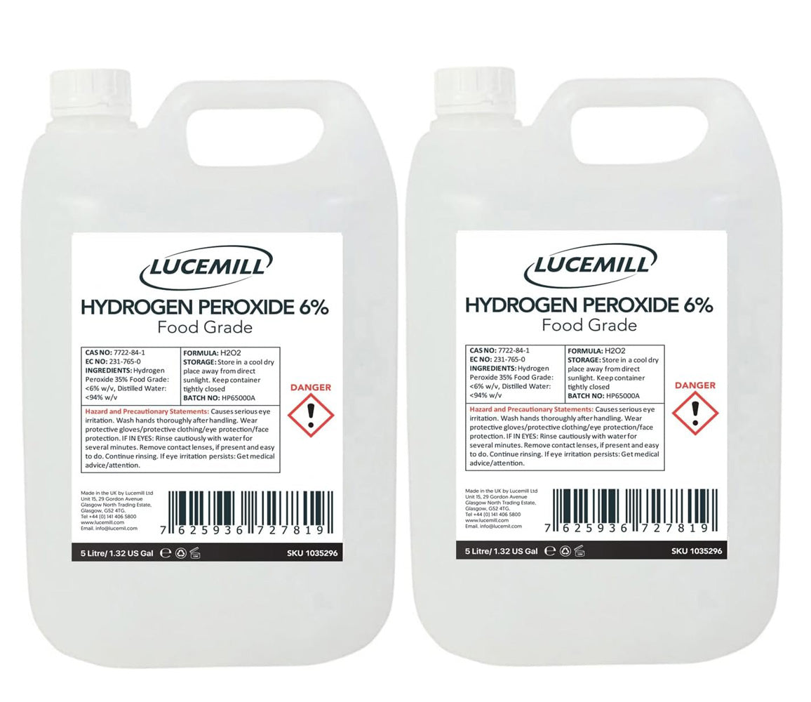 Hydrogen Peroxide 6% Food Grade